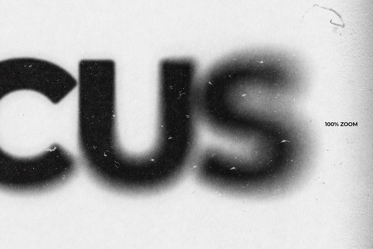 Blurry Text Effect | Creative Market