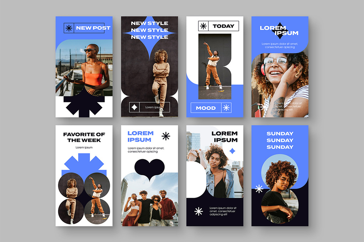 Modern Social Media Story Templates | Creative Market