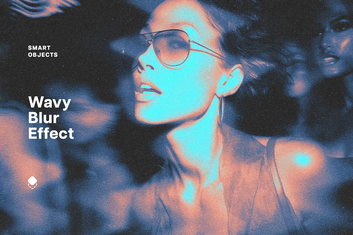 Wavy Blur Photo Effect, a Layer Style Add-On by Design Squad | Creative ...