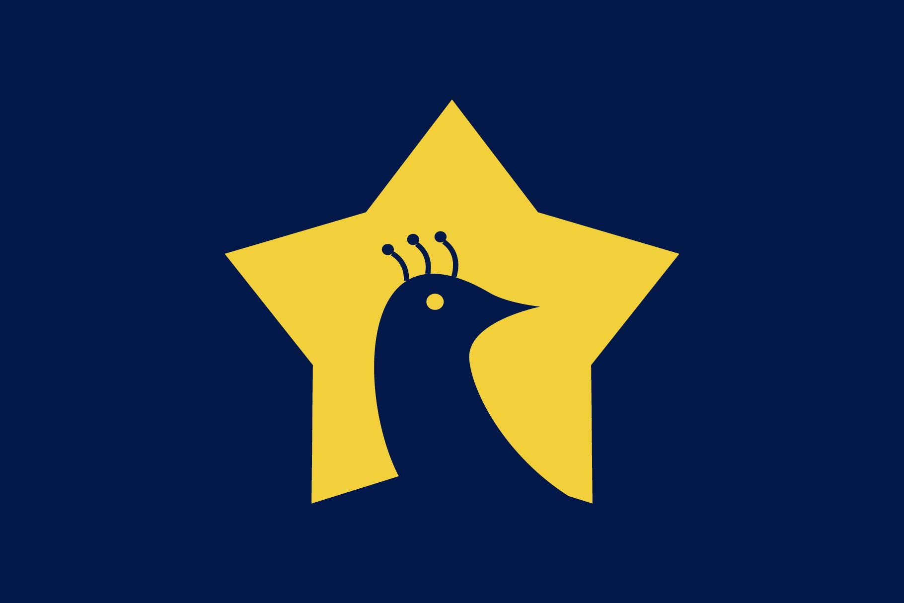 star bird logo, a Branding & Logo Template by ZHR Creative