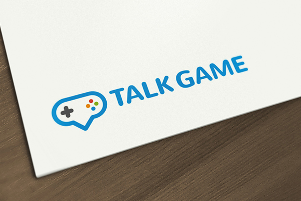 Talk Game Logo, a Branding & Logo Template by Mauro Bertolino