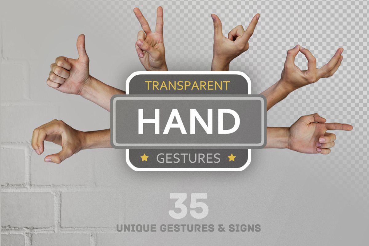 Hand Signs & Gestures, a Device Mockup by h3design