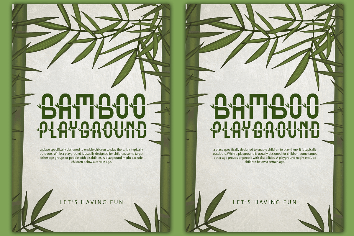 Da Bamboo-Modern Decorative Typeface, a Sans Serif Font by overlaytemplates