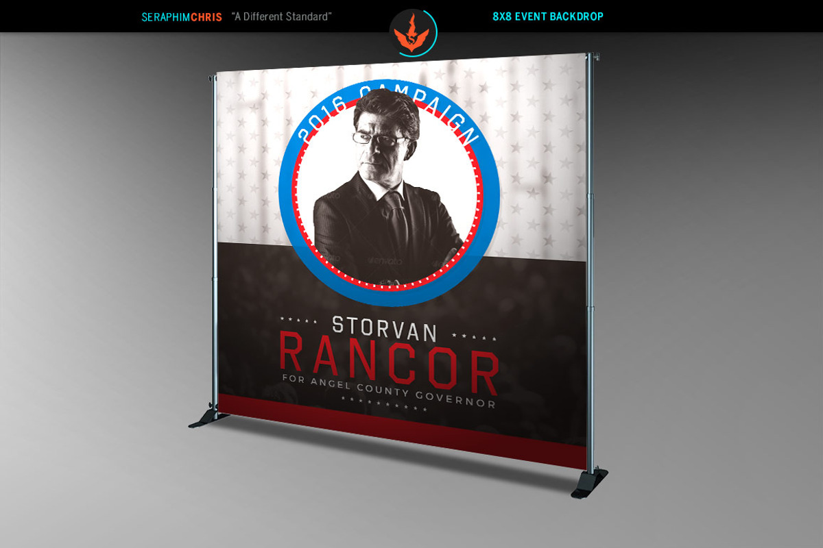 Political 8x8 Backdrop, a Templates & Theme by SeraphimChris