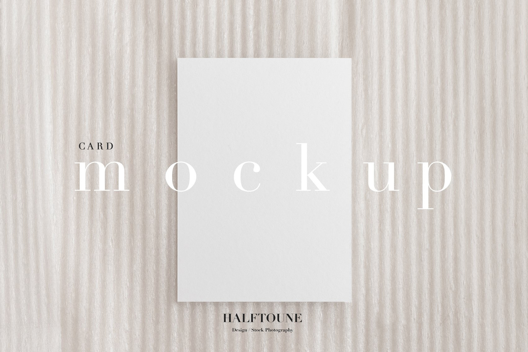 Neutral Hues 5x7 Card Mockup, a Graphic by HALFTOUNE