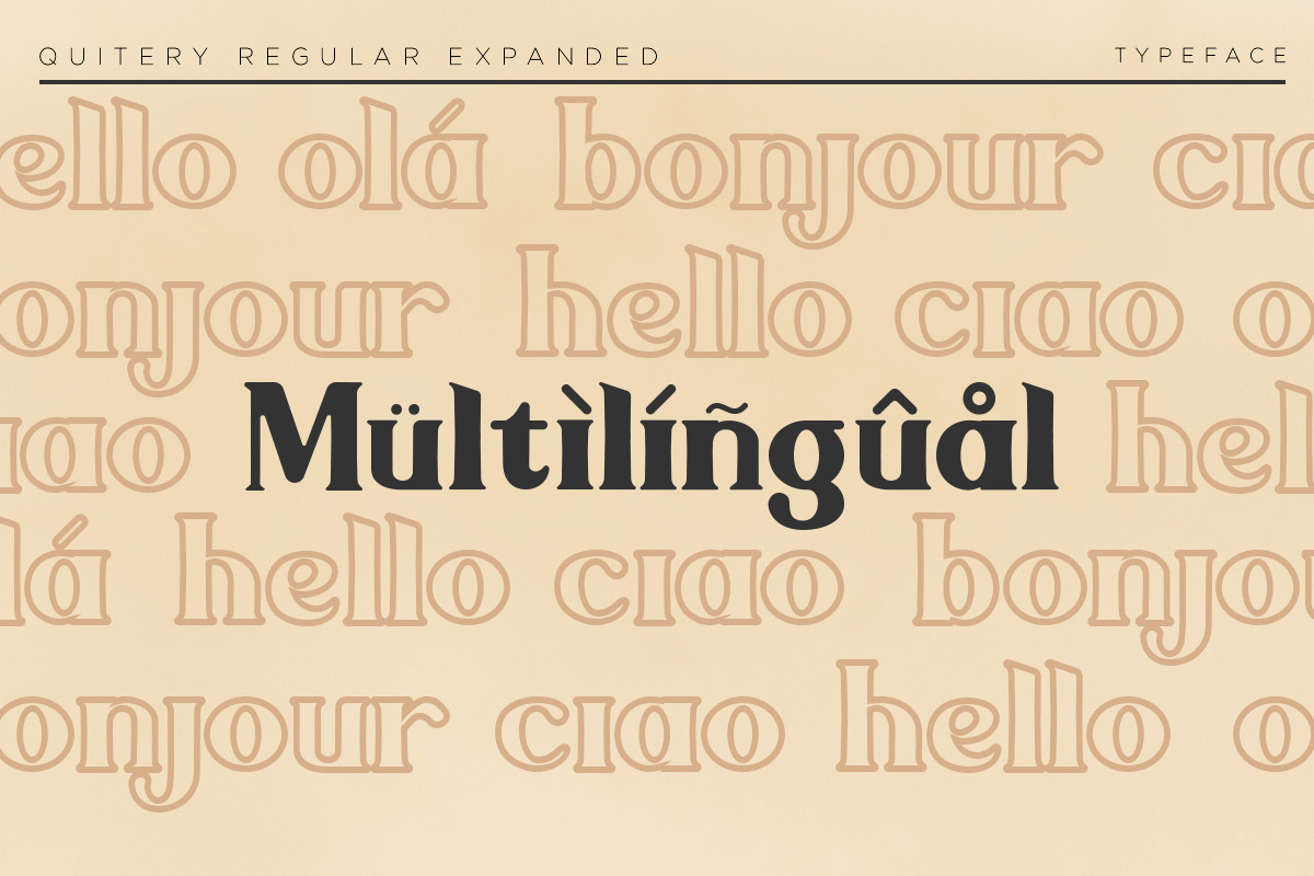 Quitery Serif Typeface Family, a Serif Font by Say Studio