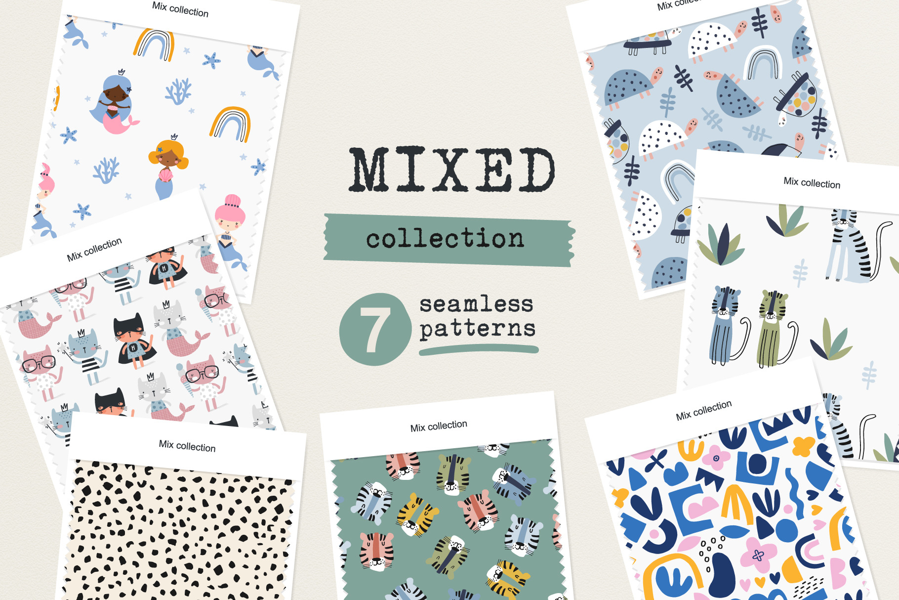 Mixed collection, a Pattern Graphic by Olena Kuznietsova