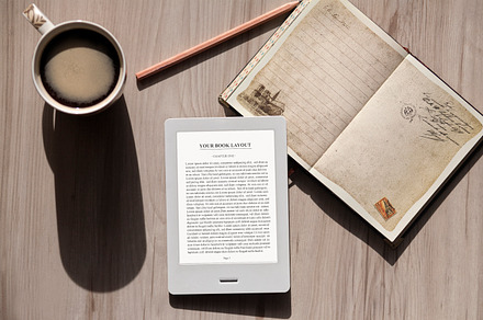 E-book Reader,MockUp | Device Mockups ~ Creative Market