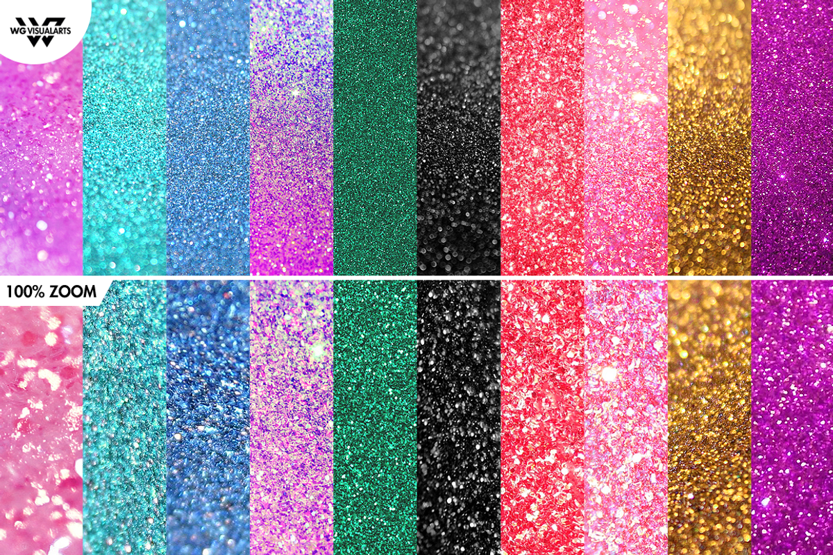 20 GLITTER Textures / Backgrounds, a Texture Graphic by WG DESIGN