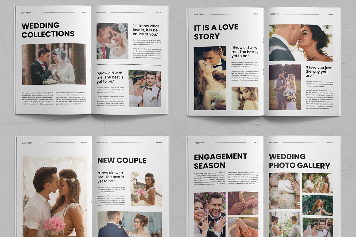 Wedding Photo Book Template