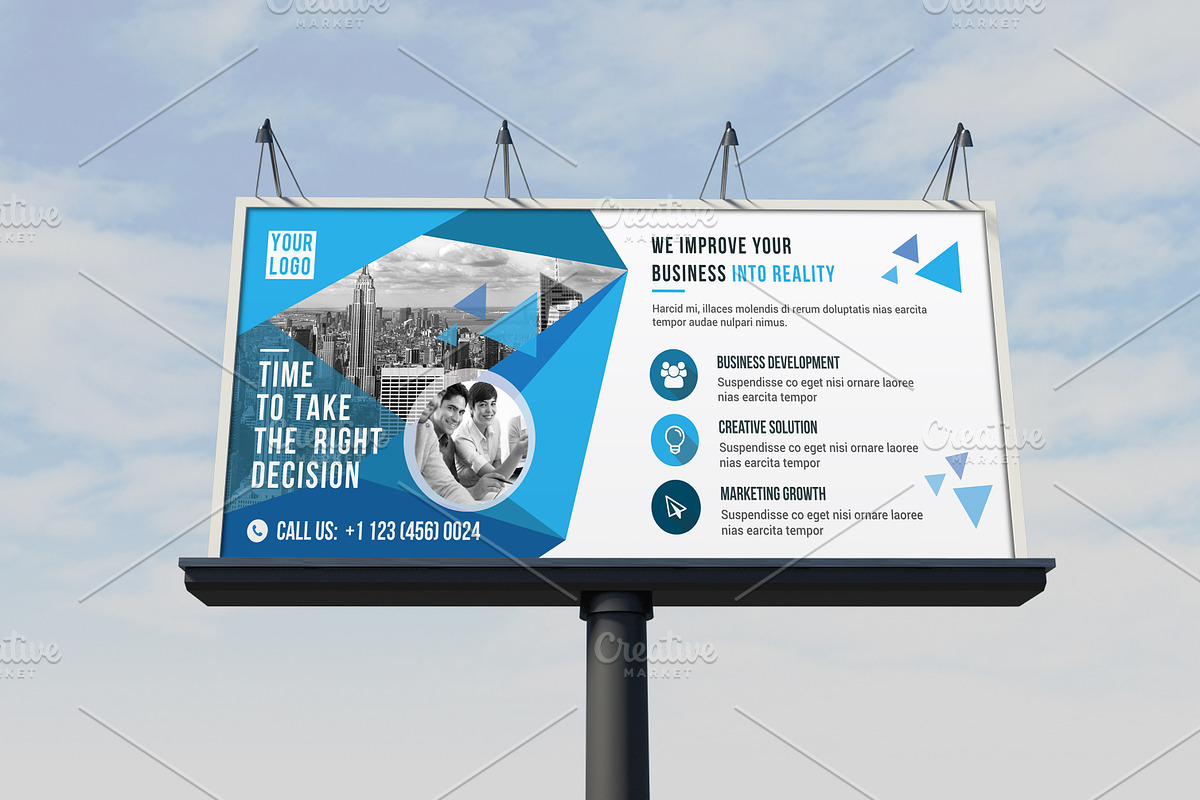 Abstract Billboard, a Flyer Template by Cristal Pioneer