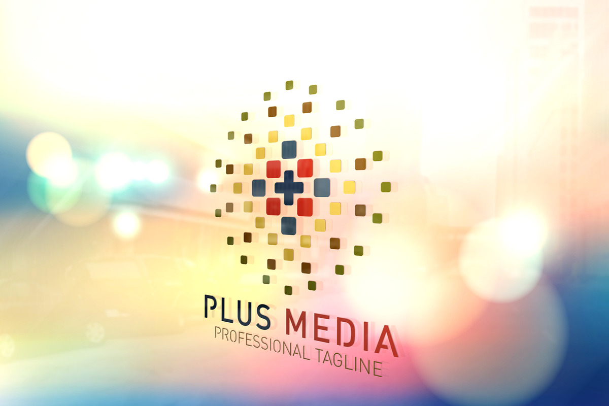 Plus Media Logo, a Branding & Logo Template by essegraphic