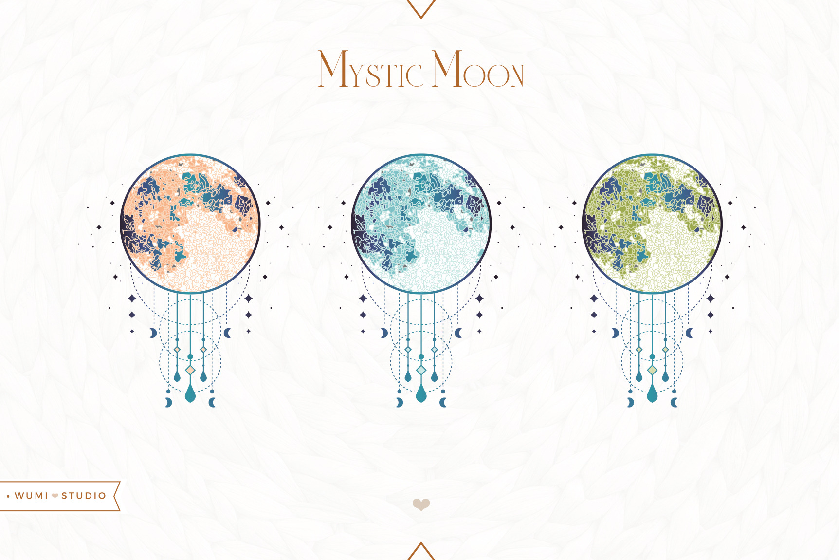 Mystic Moon, an Illustration by Wumi Studio
