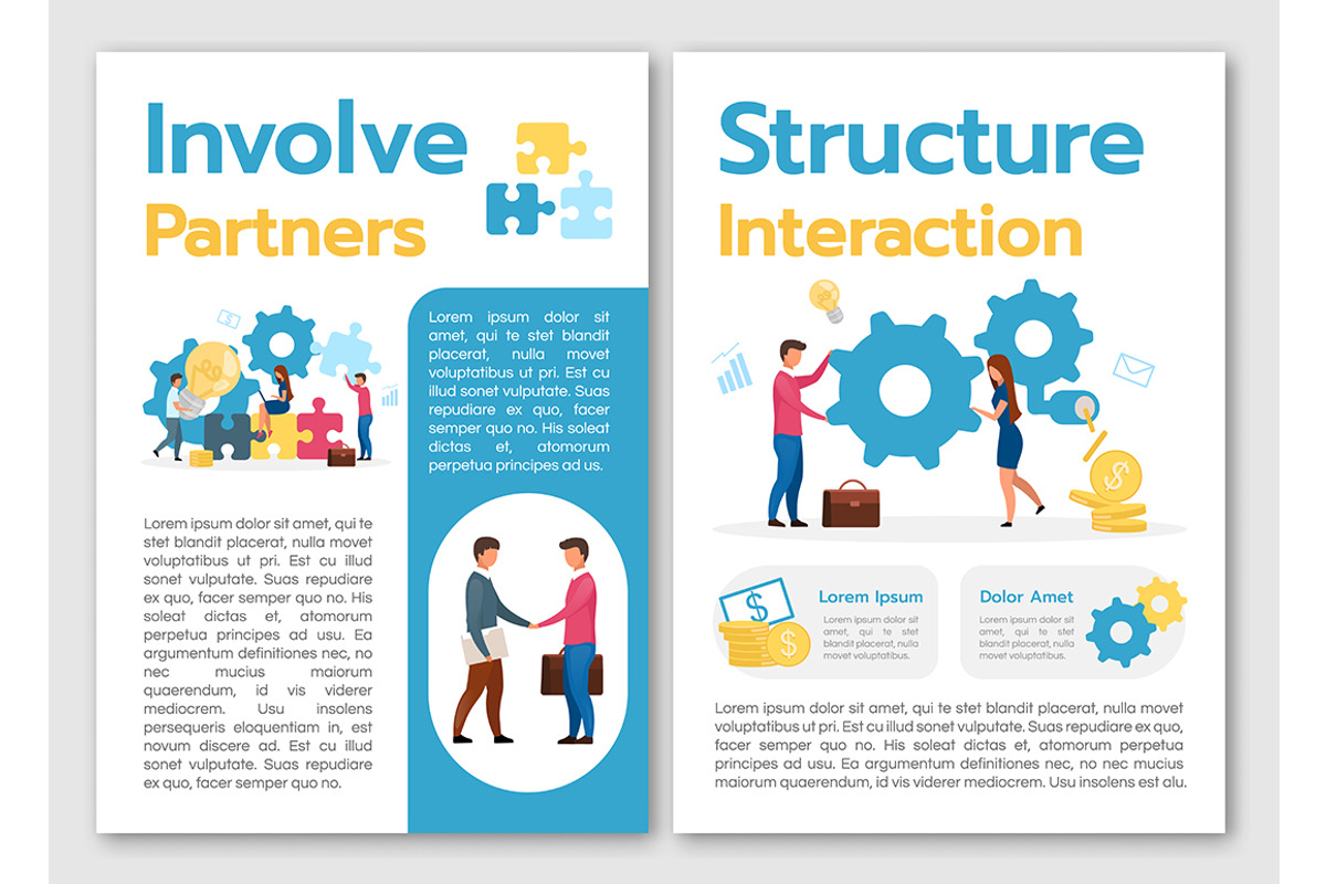 Business models brochure template, a Brochure Template by IMG visuals ...
