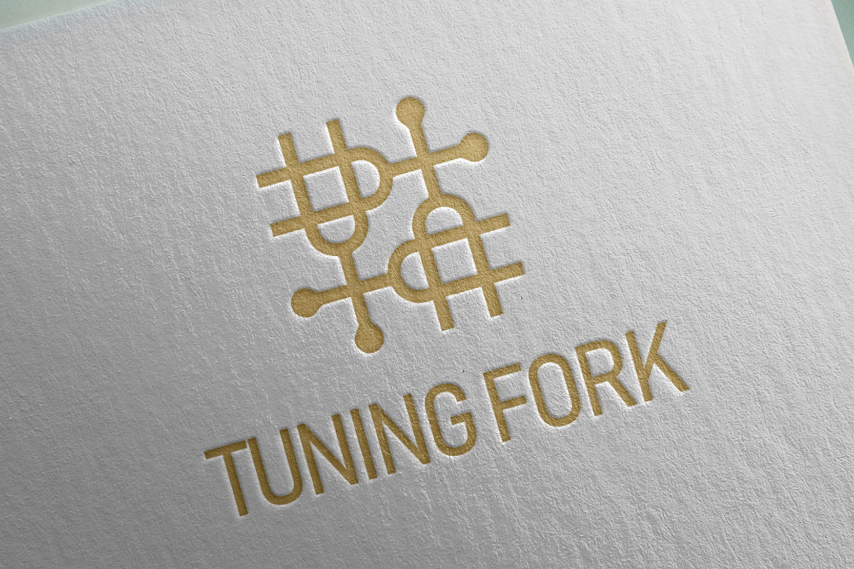 Tuning Fork Logo, a Branding & Logo Template by Digitalphaser