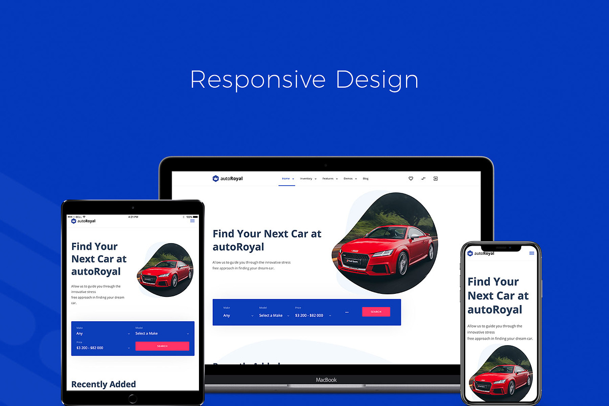autoRoyal - Automotive HTML Template, a Bootstrap Template by ...