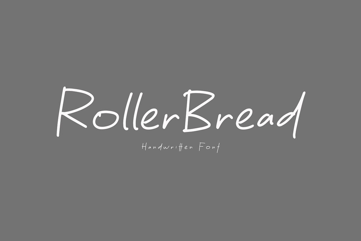 Roller Bread Handwriting Font, a Handwritten Font by NTC Graphic