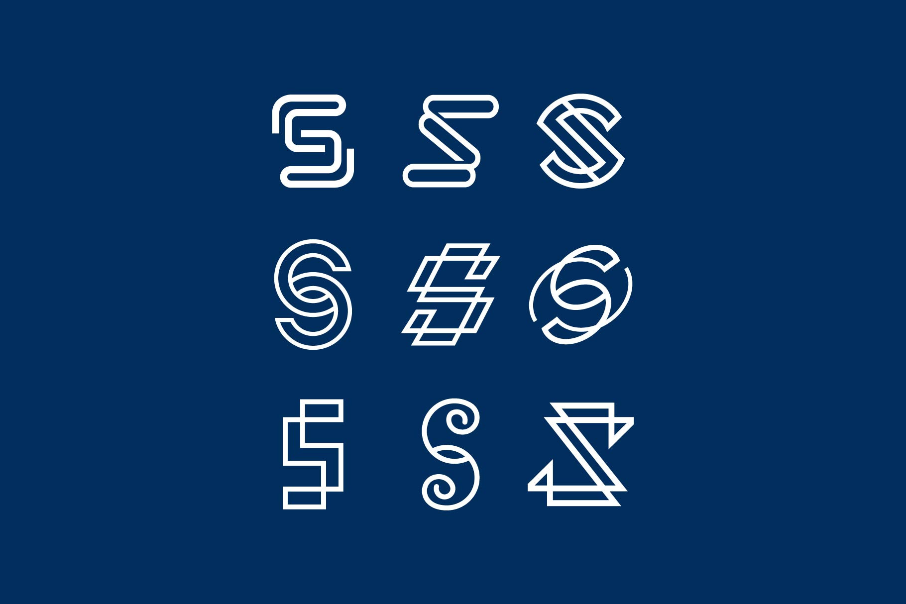 S initial logo pack, a Branding & Logo Template by ZHR Creative