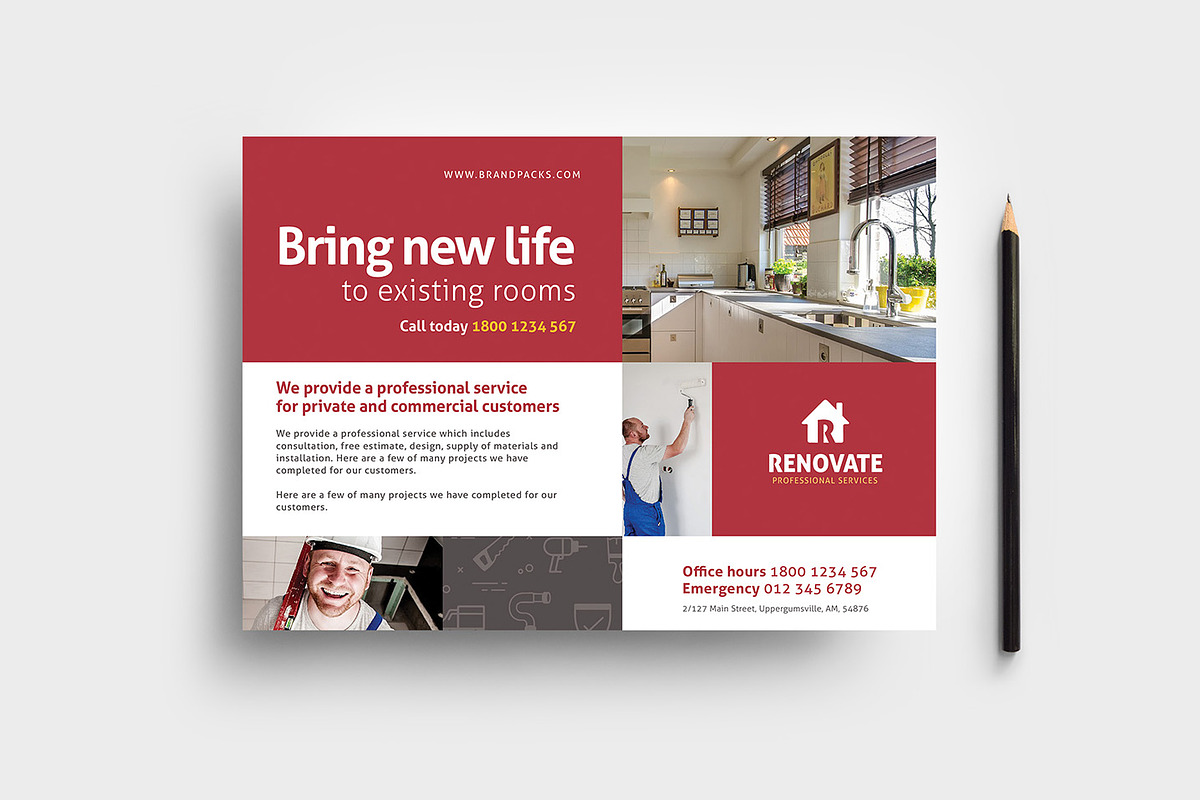 Tradesman Flyer, a Flyer Template by BrandPacks