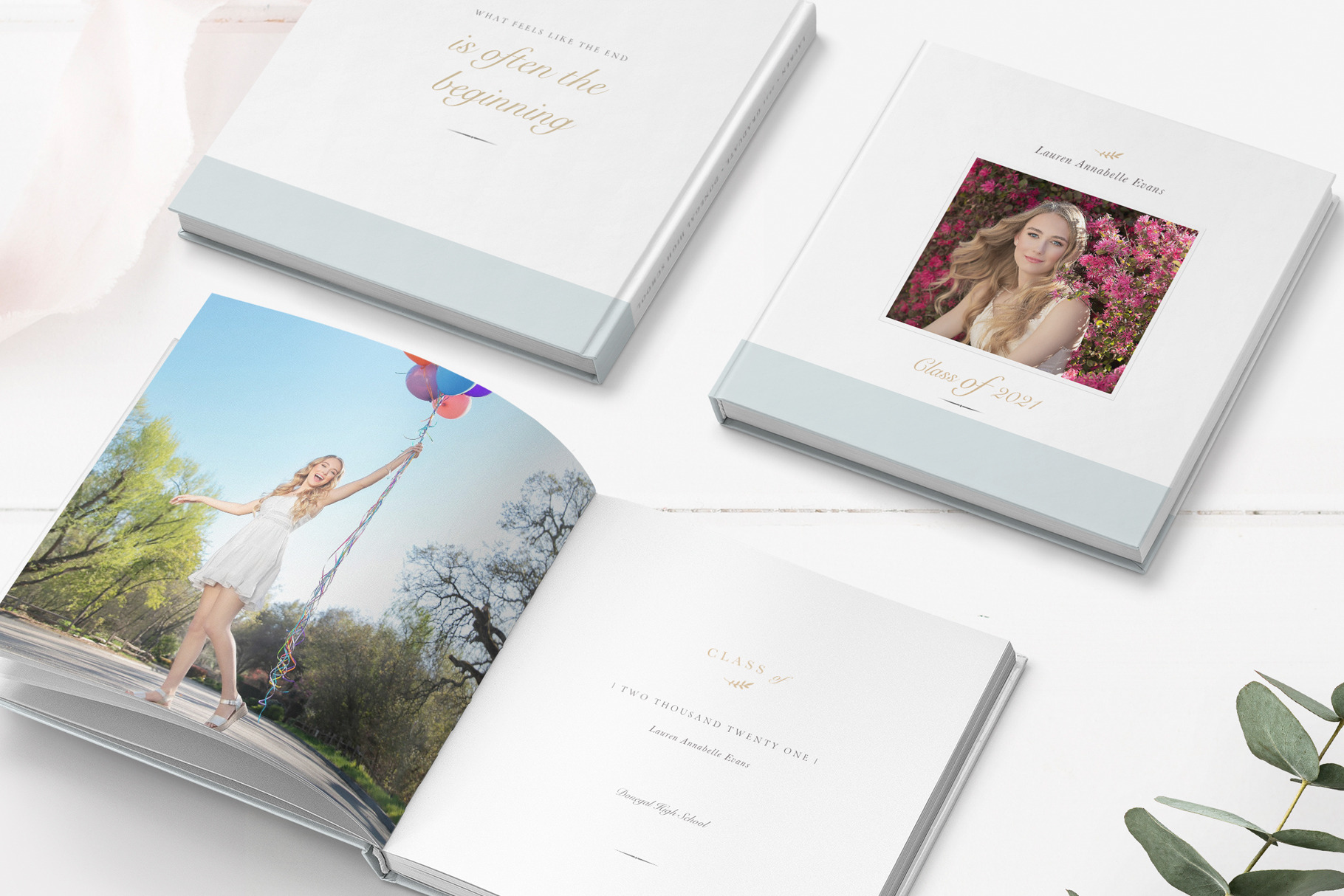 Senior Graduation Photo Book PSD, a Magazine Template by By Stephanie ...