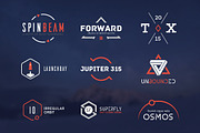 10 Futuristic Logos Pack, a Branding & Logo Template by fortyfive
