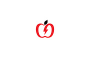 Charging apple, a Branding & Logo Template by Steinar Logo