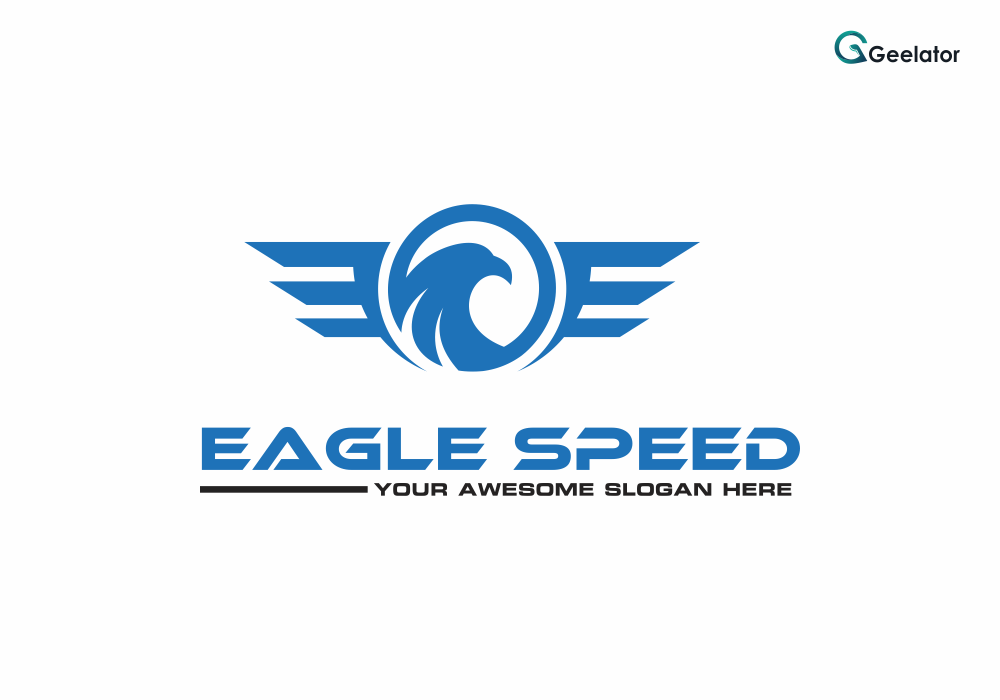 Eagle Speed Logo Template | Branding & Logo Templates ~ Creative Market