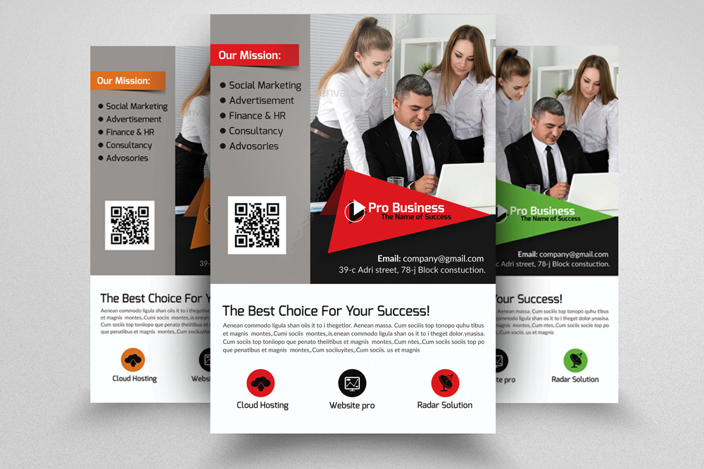 Global Network Services Flyer, a Flyer Template by Business Flyers