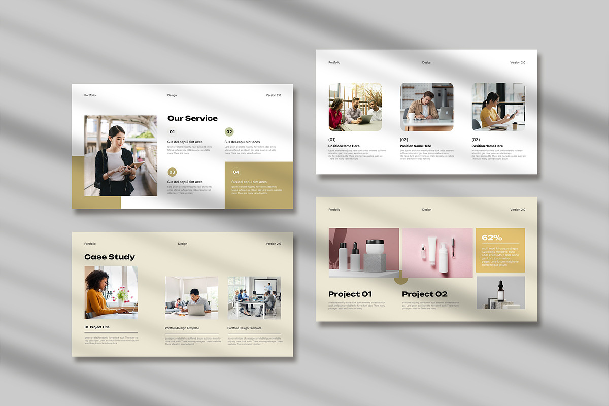 Design Portfolio Presentation Template