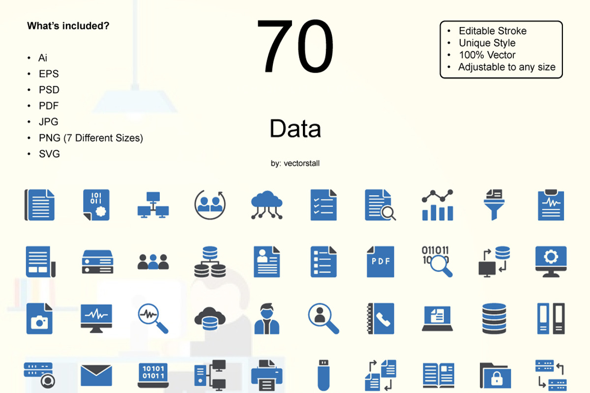 Data, an Outline Icon by Vector Stall
