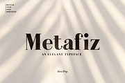 Metafiz - An elegant font, a Serif Font by Java pep