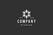 six people family team work | Branding & Logo Templates ~ Creative Market