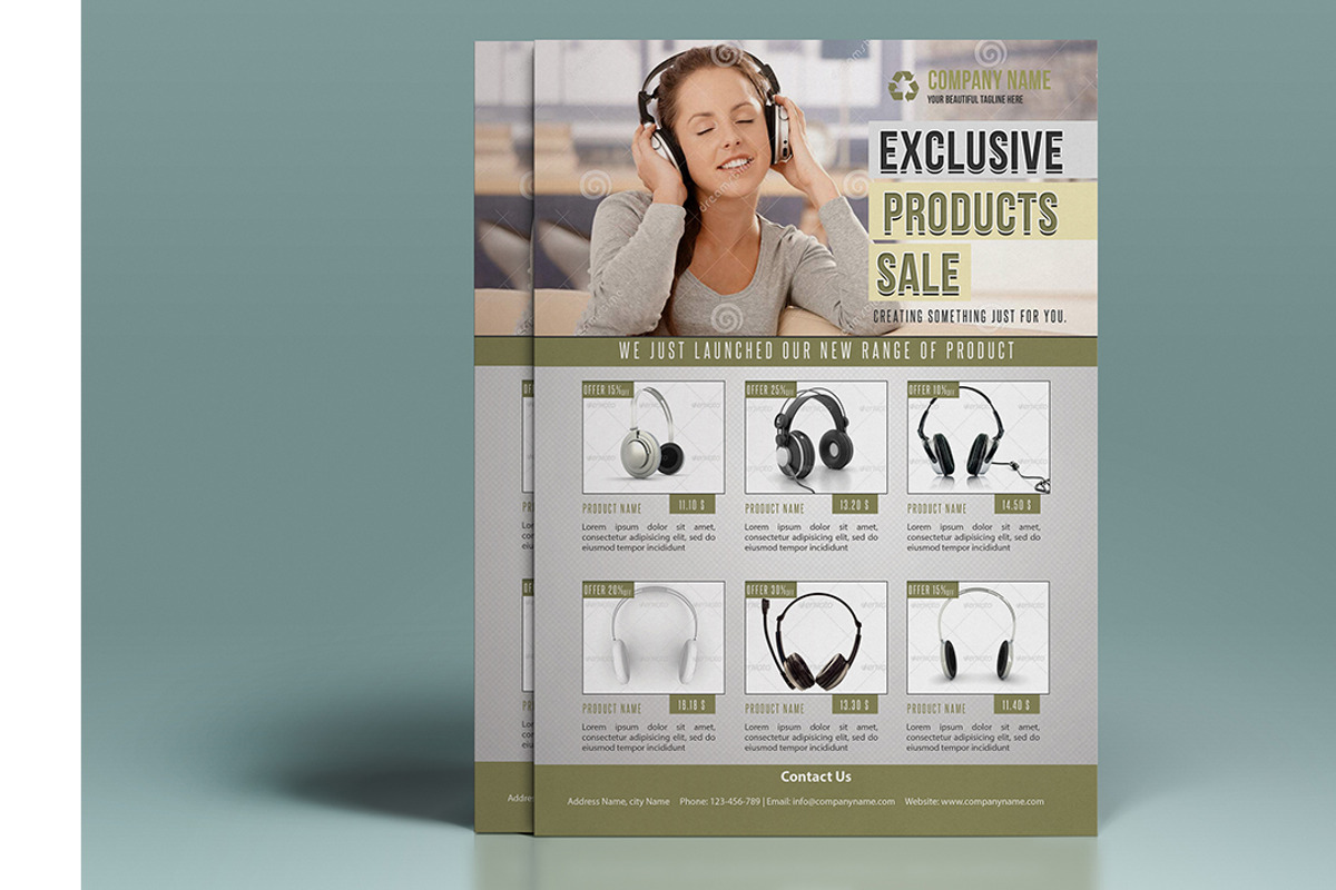 product promotion Flyer Template, a Flyer Template by Creative designer
