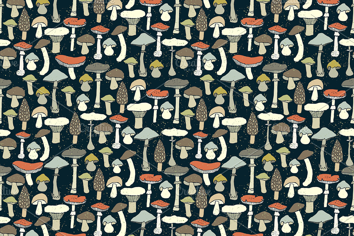 Magic forest - seamless patterns, a Pattern Graphic by Anna Isaeva