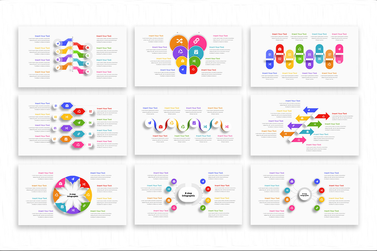 Eight Step Infographic Presentation