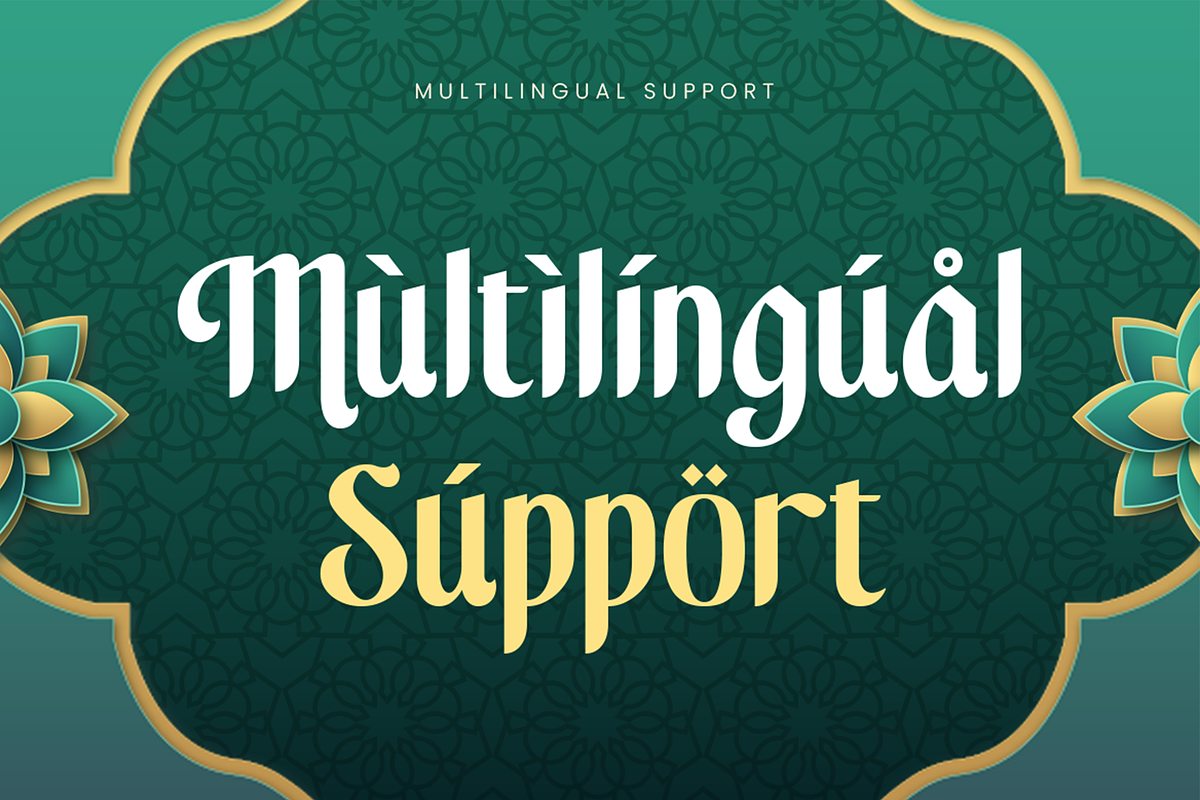 Rasyad - Elegant Arabic Ramadan Font, a Font by Pekotype