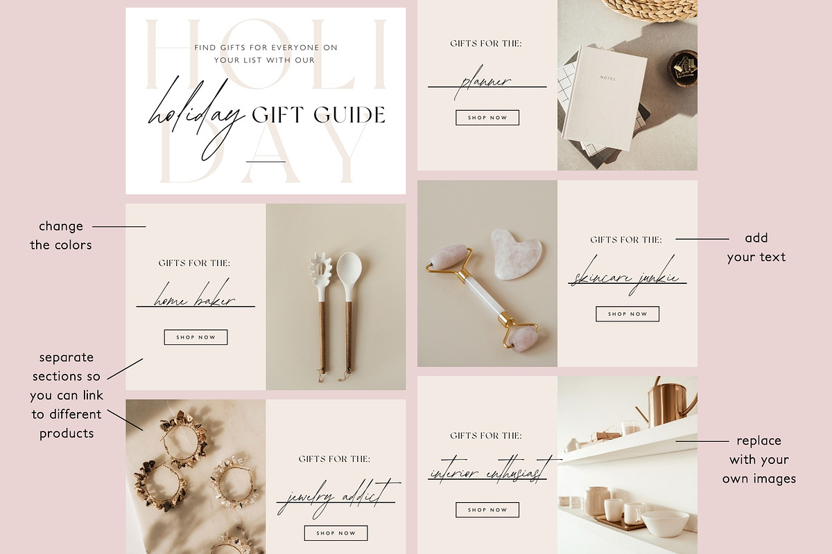 Holiday Gift Guide Email Template, an Email Template by ...