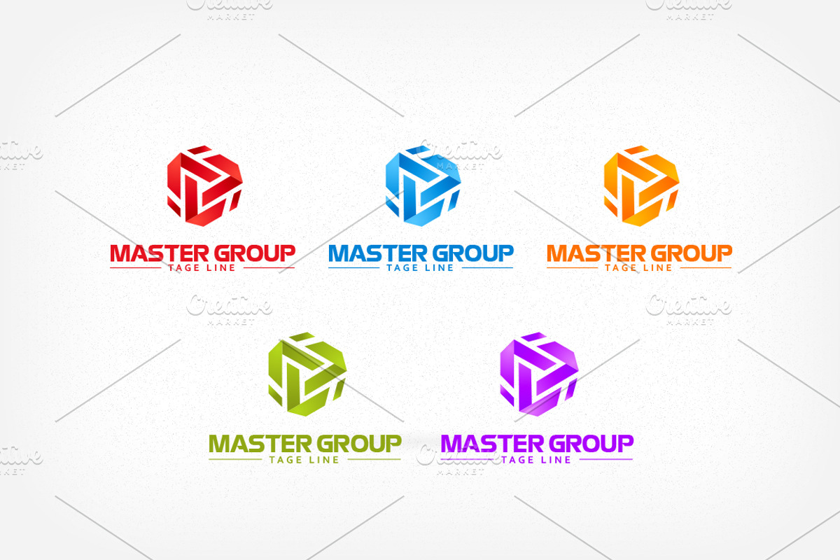 Master Group Logo, a Branding & Logo Template by NasirGrfx