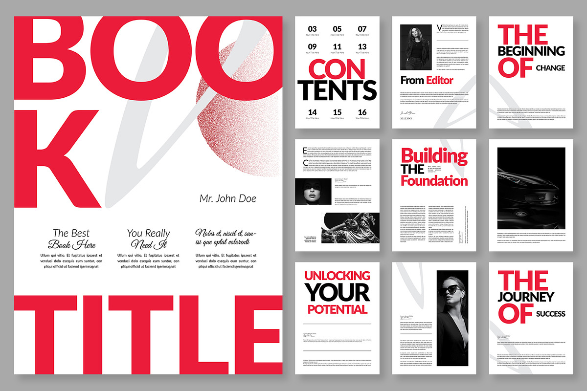 Professional Book Layout Template