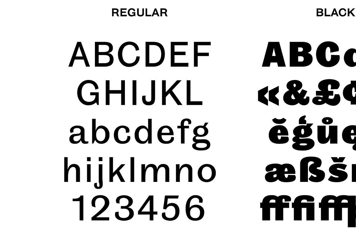 Grotesque 6, a Sans Serif Font by A is for...