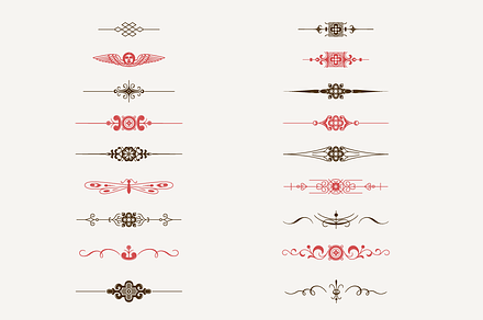 Decorative Text Dividers N°2, an Illustration by Webalys