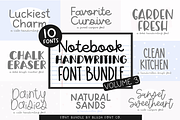 NOTEBOOK HANDWRITING BUNDLE VOL.3, a Handwritten Font by Blush Font Co.
