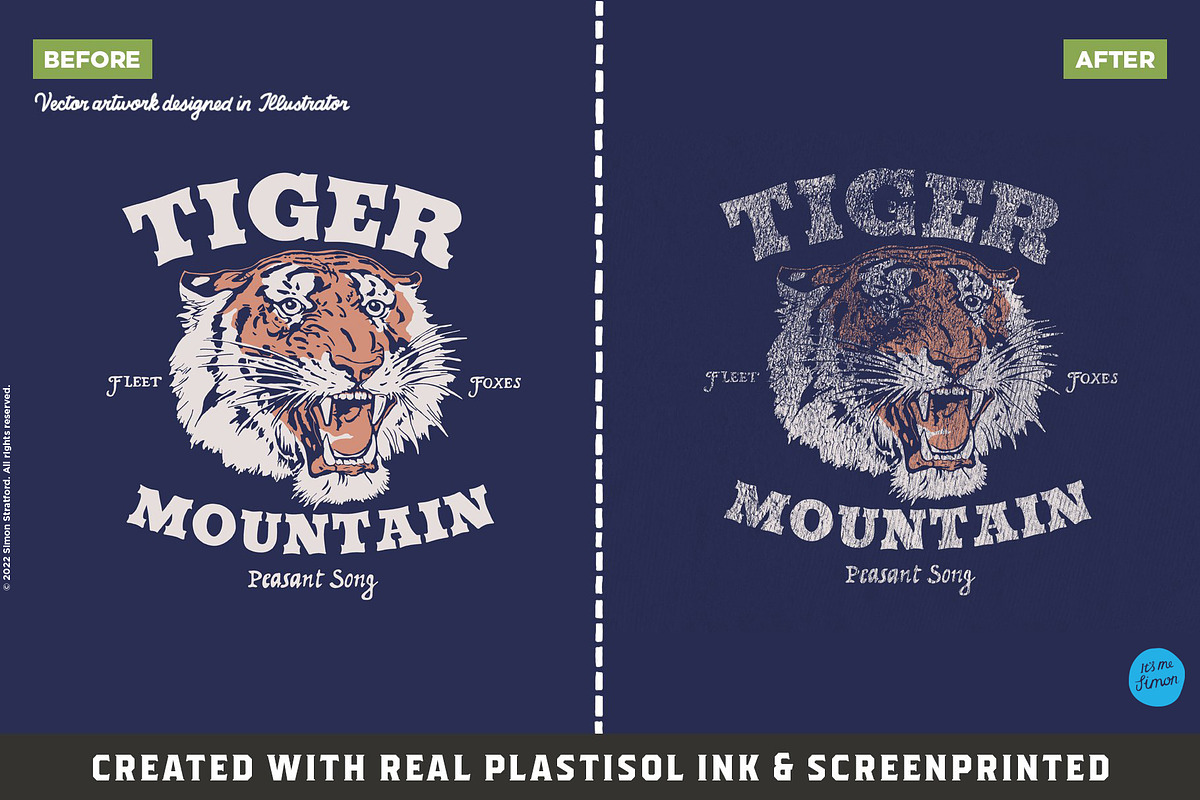 Plastisol vintage texture kit