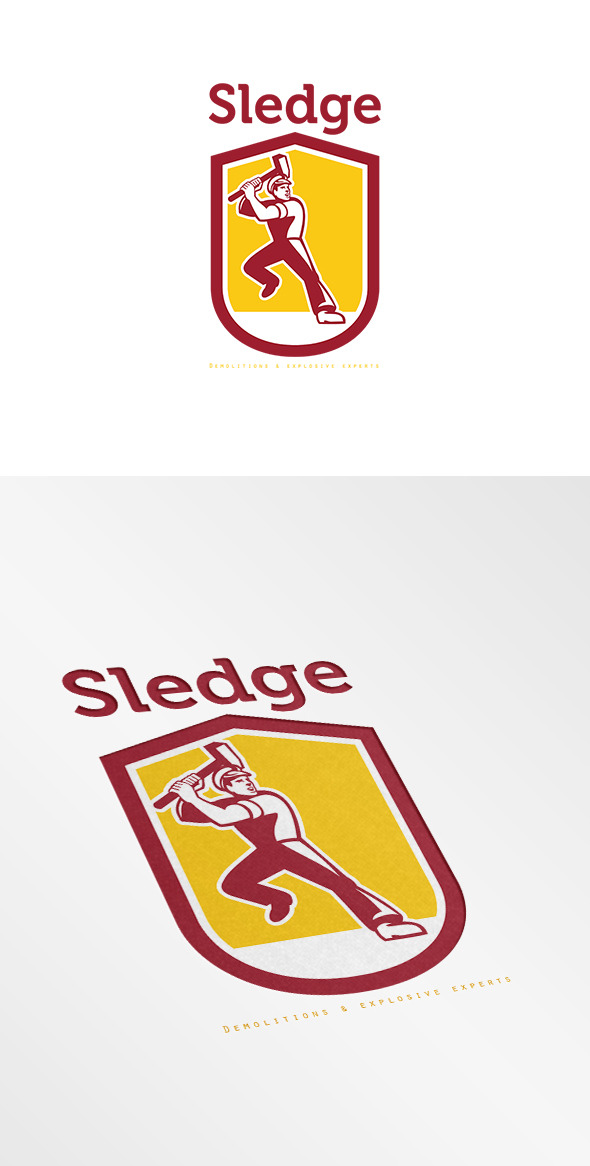 Sledge Demolitions Specialist Logo, a Branding & Logo Template by ...