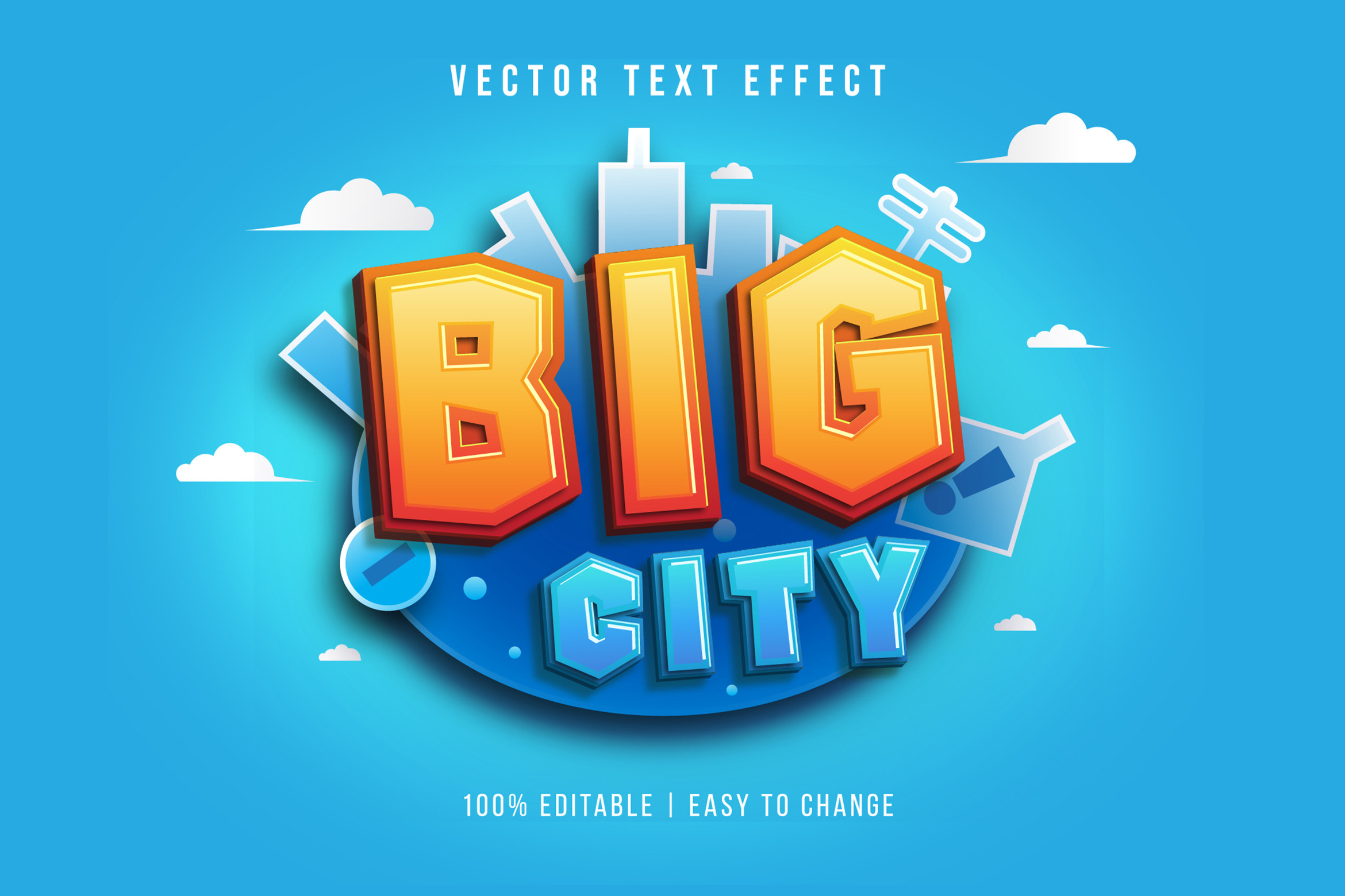 3D Text Effect Decoration, a Layer Style Add-On by Modaldesain