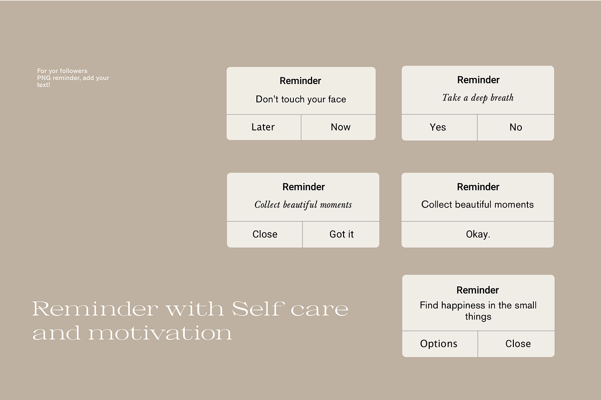iPhone Reminder Canva&PNG Template, a Social Media Template by Lesse ...
