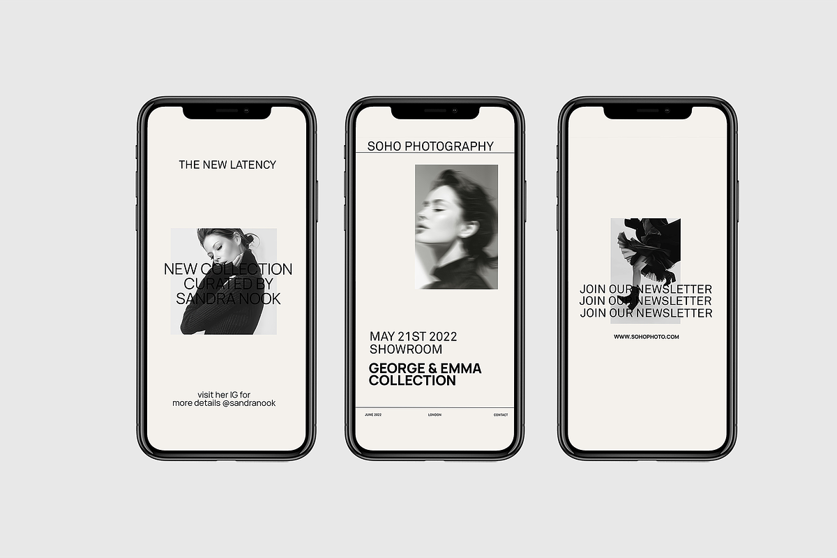 Social Media iphone Mockup