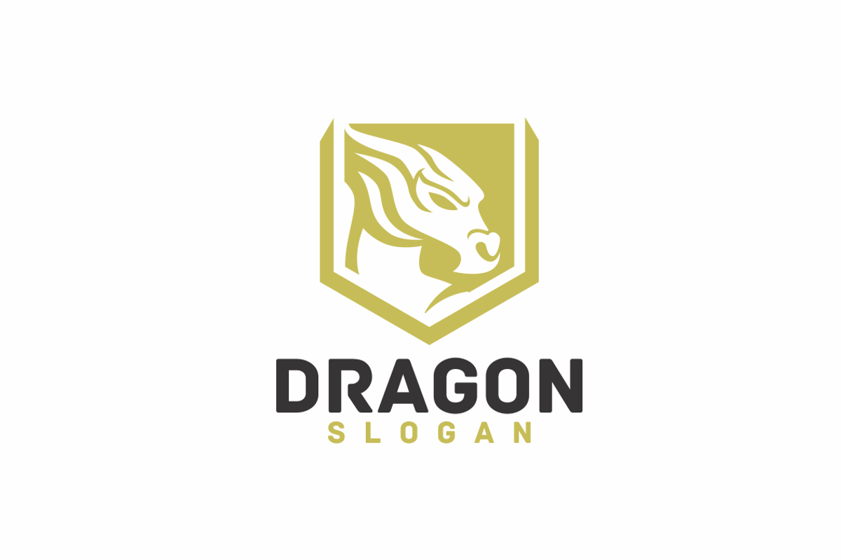 Secure Dragon Logo, a Branding & Logo Template by Metrolinevision