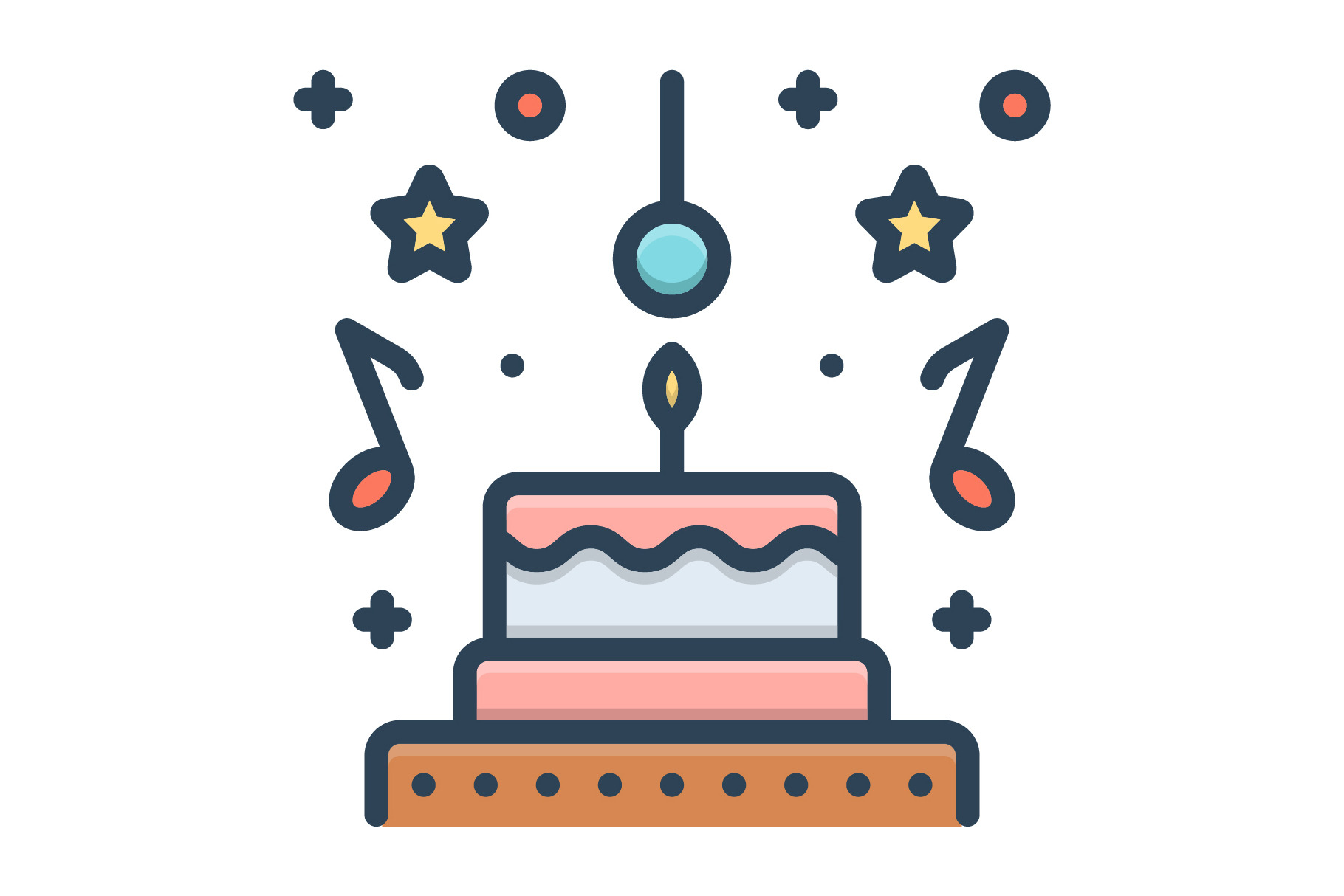 Party at home icon, an Icon by Creative priyanka | Creative Market