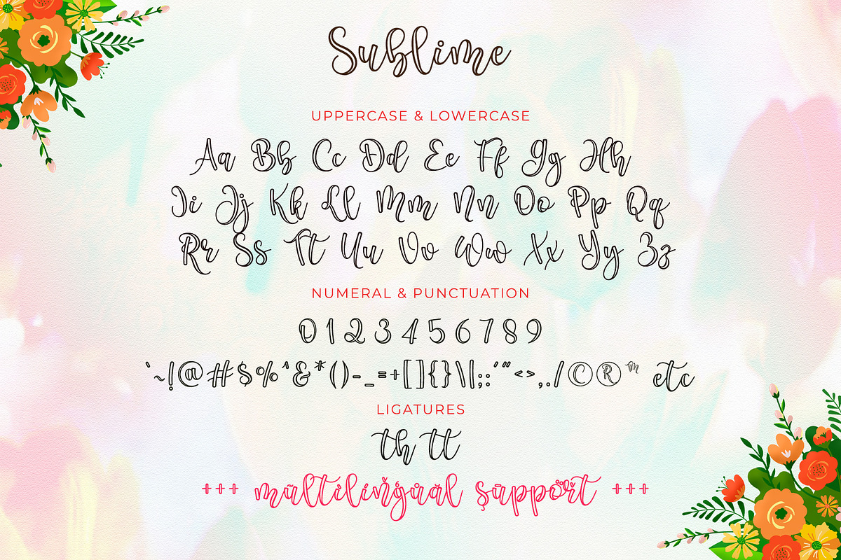 Sublime - Outline Font Script